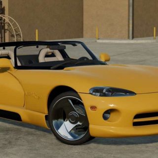 1992 Dodge Viper v1.0 FS22 Mod | Farming Simulator 22 Mod