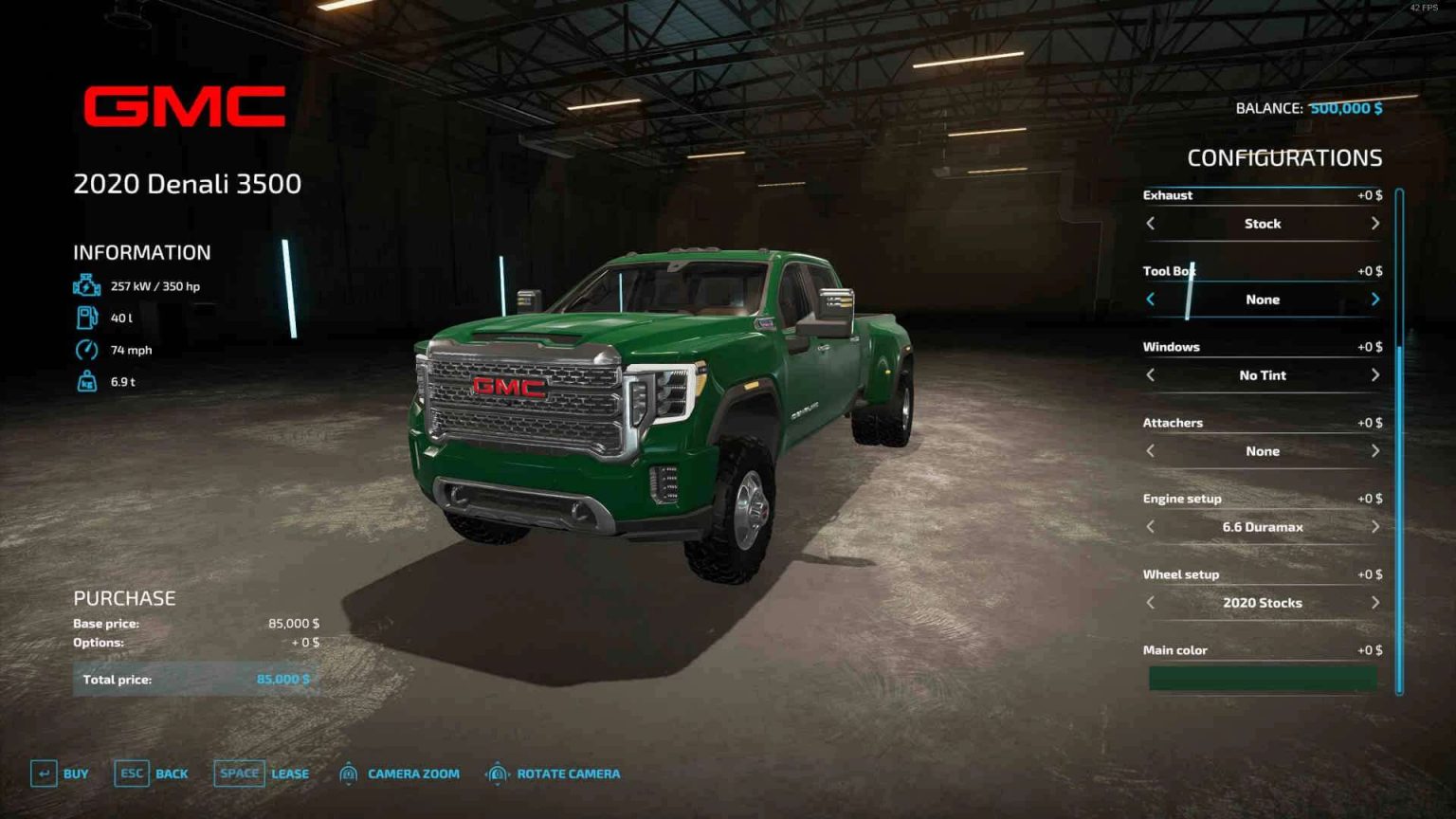 2020 GMC denali v1.0 FS22 Mod | Farming Simulator 22 Mod