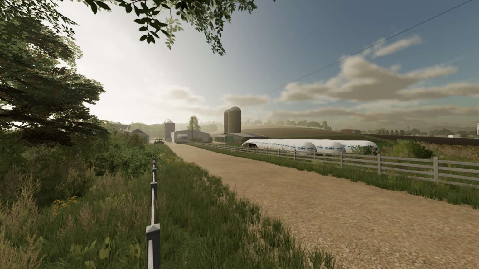 60' Feed Storage Bag v1.0 FS22 Mod | Farming Simulator 22 Mod