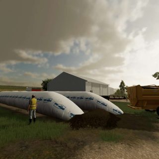 60' Feed Storage Bag v1.0 FS22 Mod | Farming Simulator 22 Mod