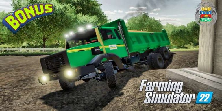 6X4 BENNE C280 v1.0 FS22 Mod | Farming Simulator 22 Mod