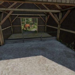 A Small Horse Stable v1.0 FS22 Mod | Farming Simulator 22 Mod