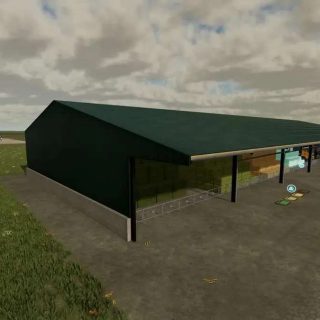 Bale Storage Green v1.0.0.1 FS22 Mod | Farming Simulator 22 Mod