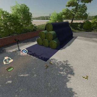 Bale Storages v1.1 FS22 Mod | Farming Simulator 22 Mod