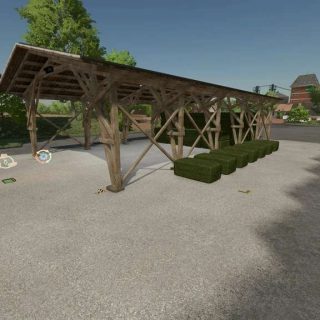 Bale Storages v1.1 FS22 Mod | Farming Simulator 22 Mod
