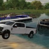Bennington Pontoon Boat v2.0 FS22 Mod | Farming Simulator 22 Mod