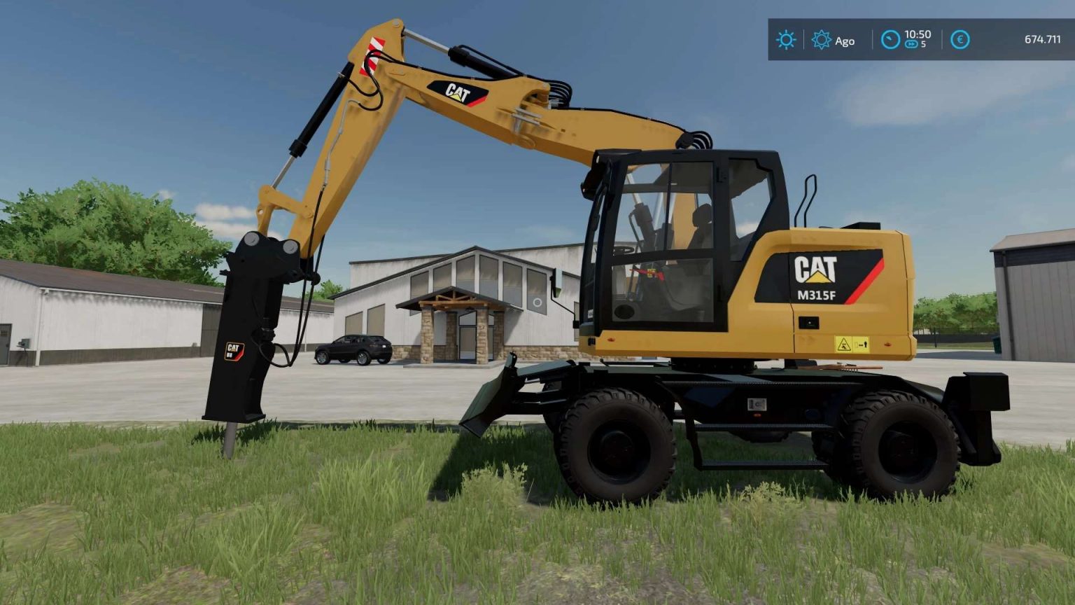 CAT M315F v1.0 FS22 Mod | Farming Simulator 22 Mod