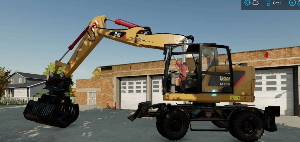 Caterpillar M315F v2.0 FS22 Mod | Farming Simulator 22 Mod