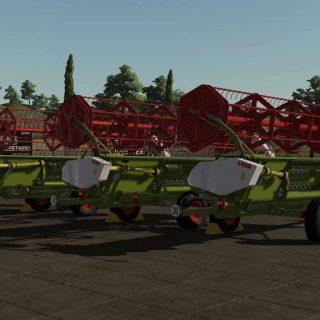 Claas C450-C600 Headers Pack v1.0 FS22 Mod | Farming Simulator 22 Mod