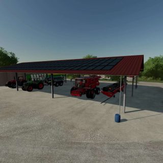 Contractor shed v1.0 FS22 Mod | Farming Simulator 22 Mod