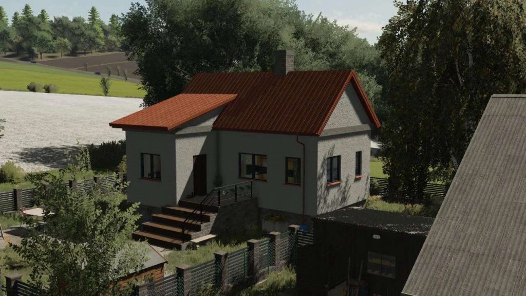 European Farm House v1.0 FS22 Mod | Farming Simulator 22 Mod
