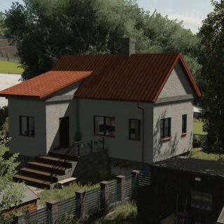 European Farm House v1.0 FS22 Mod | Farming Simulator 22 Mod