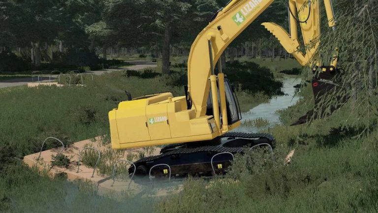 Excavator Mat v1.0 FS22 Mod | Farming Simulator 22 Mod