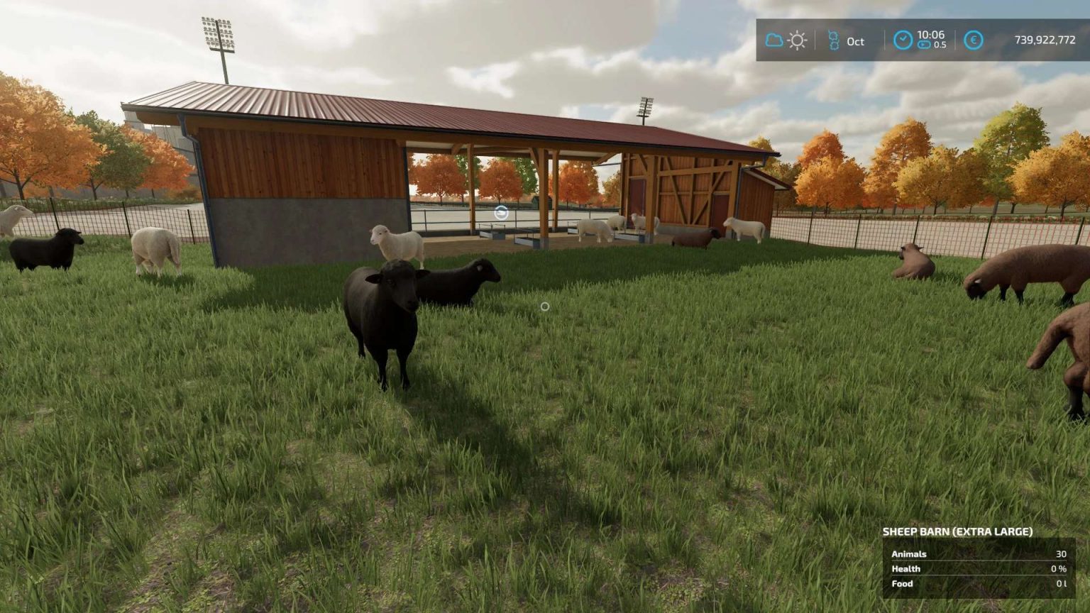 Extra Large Sheepfold v1.0 FS22 Mod | Farming Simulator 22 Mod