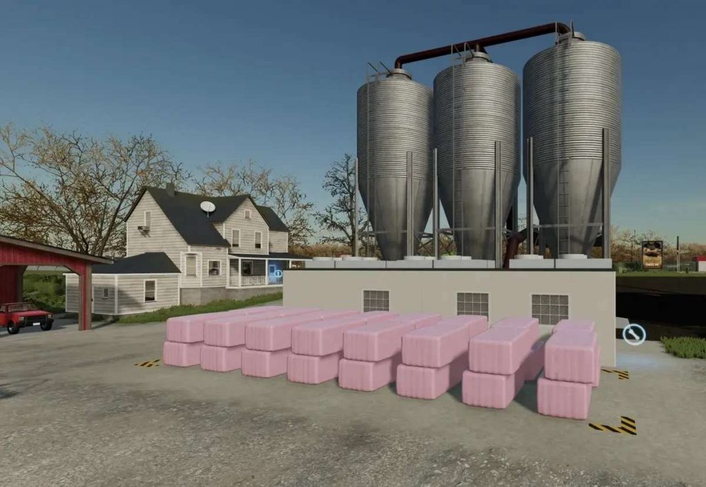 Fermenter and grass drying v1.0 FS22 Mod | Farming Simulator 22 Mod