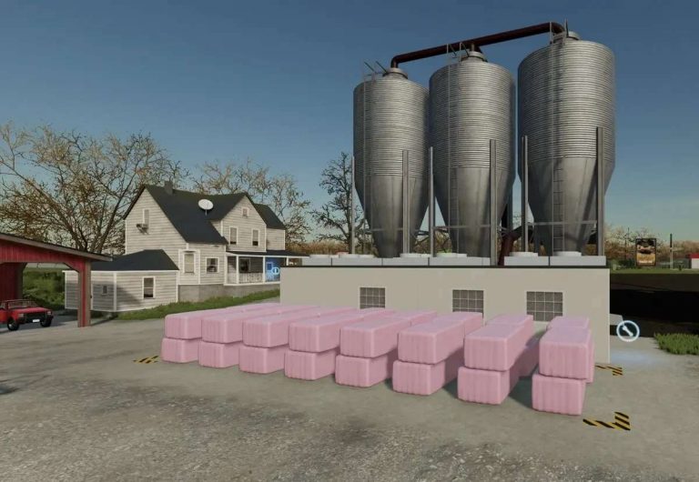 Fermenter and grass drying v1.0 FS22 Mod | Farming Simulator 22 Mod