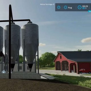 Fermenter and grass drying v1.0 FS22 Mod | Farming Simulator 22 Mod