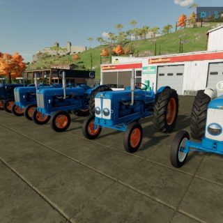 Fordson Tractor Pack V1.0 FS22 Mod | Farming Simulator 22 Mod