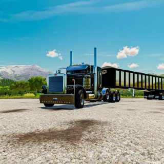 Frameless end dump trailer v1.0 FS22 Mod | Farming Simulator 22 Mod