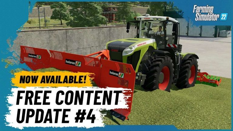 Free Content Update 4 out now for FS22