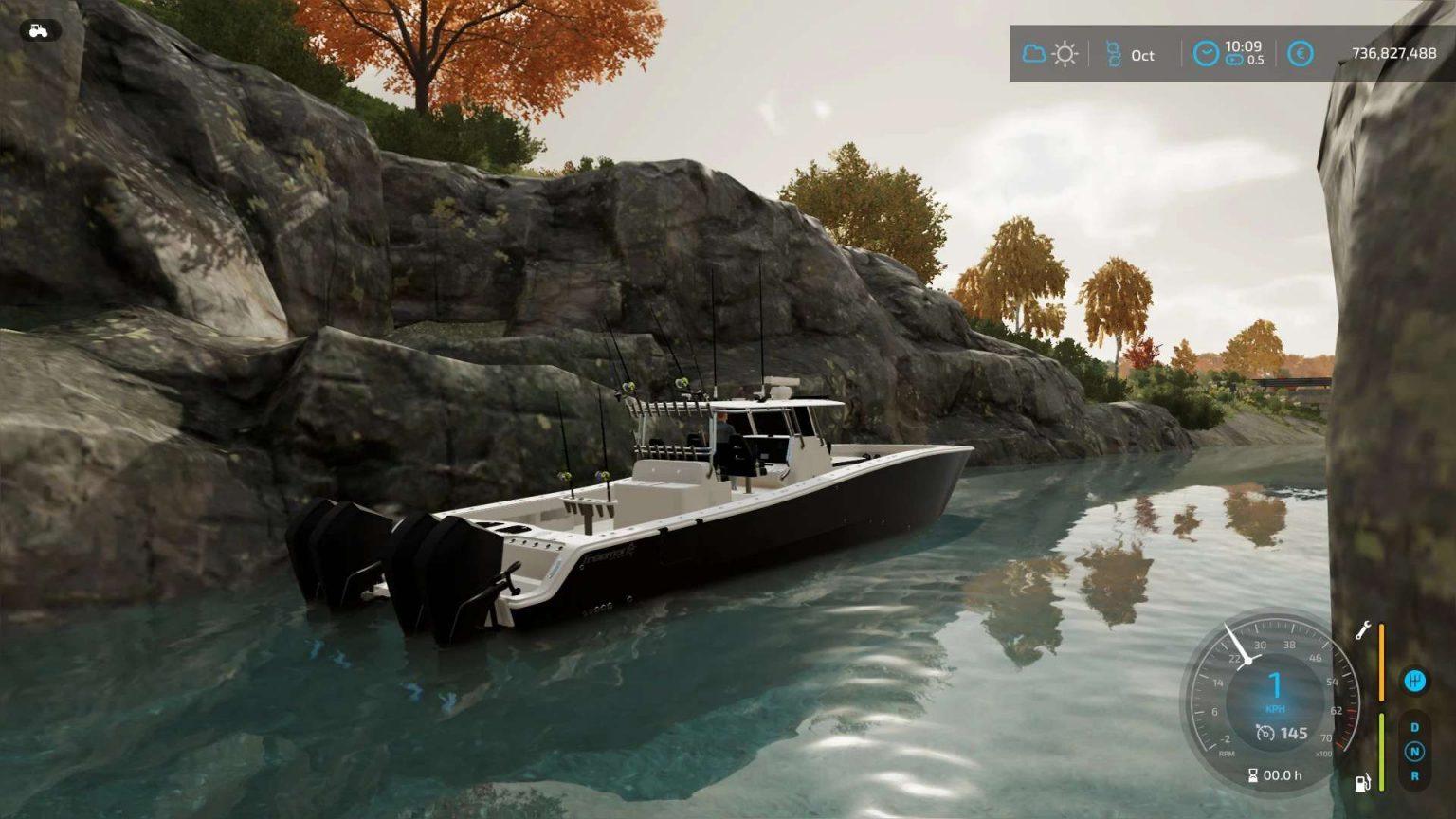 Freeman boat with trailer v1.0 FS22 Mod | Farming Simulator 22 Mod