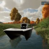 Freeman boat with trailer v1.0 FS22 Mod | Farming Simulator 22 Mod
