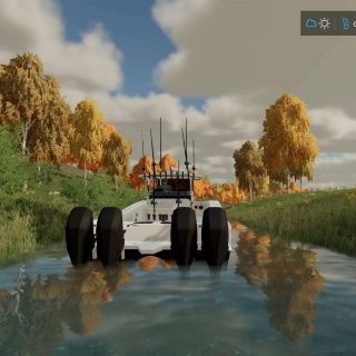 Freeman boat with trailer v1.0 FS22 Mod | Farming Simulator 22 Mod