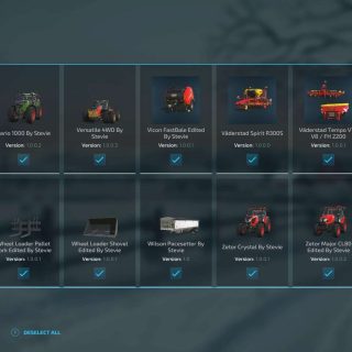 Full Mod List Pack By Stevie FS22 Mod | Farming Simulator 22 Mod