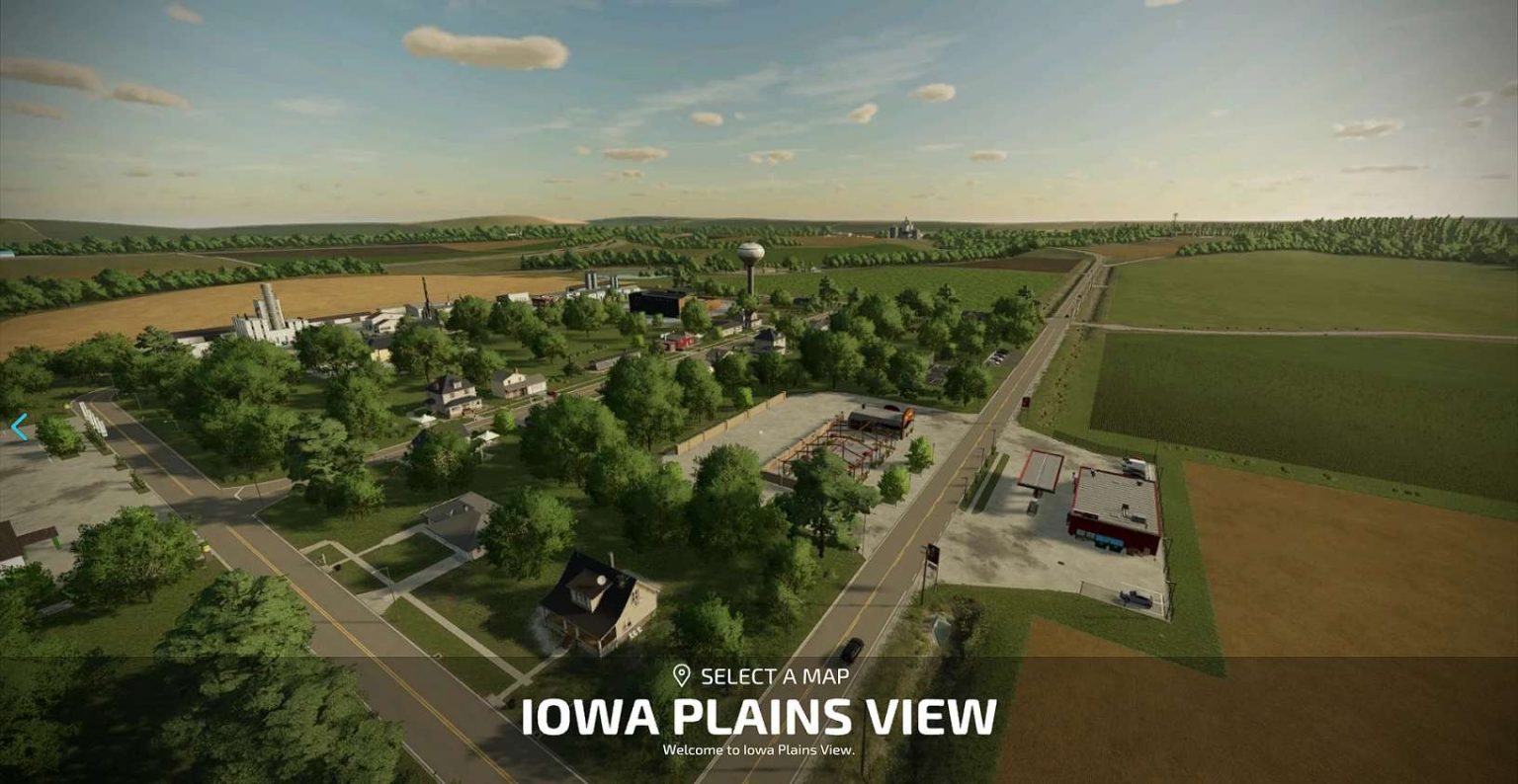 Iowa Plains View Autodrive v1.0 FS22 Mod | Farming Simulator 22 Mod