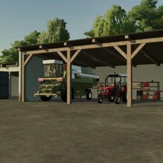 Garage With Service v1.0 FS22 Mod | Farming Simulator 22 Mod