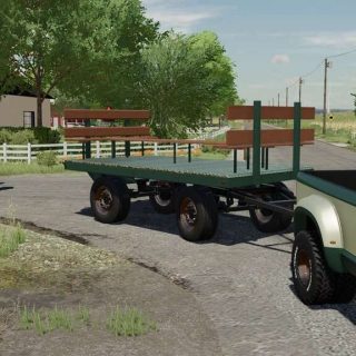 Hay Wagon With Seats v1.0 FS22 Mod | Farming Simulator 22 Mod
