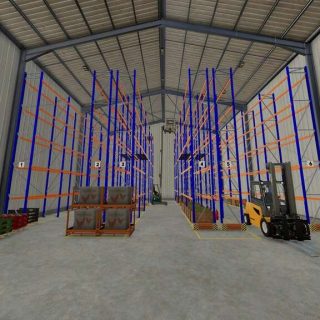 High Rack Warehouse v1.0 FS22 Mod | Farming Simulator 22 Mod