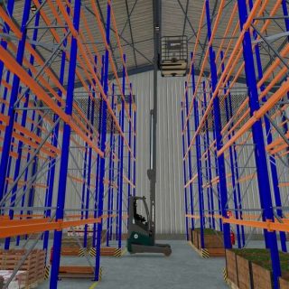 High Rack Warehouse v1.0 FS22 Mod | Farming Simulator 22 Mod