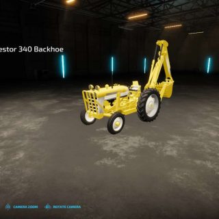 International Harvester 340 Utility Backhoe V1.0 FS22 Mod | Farming ...