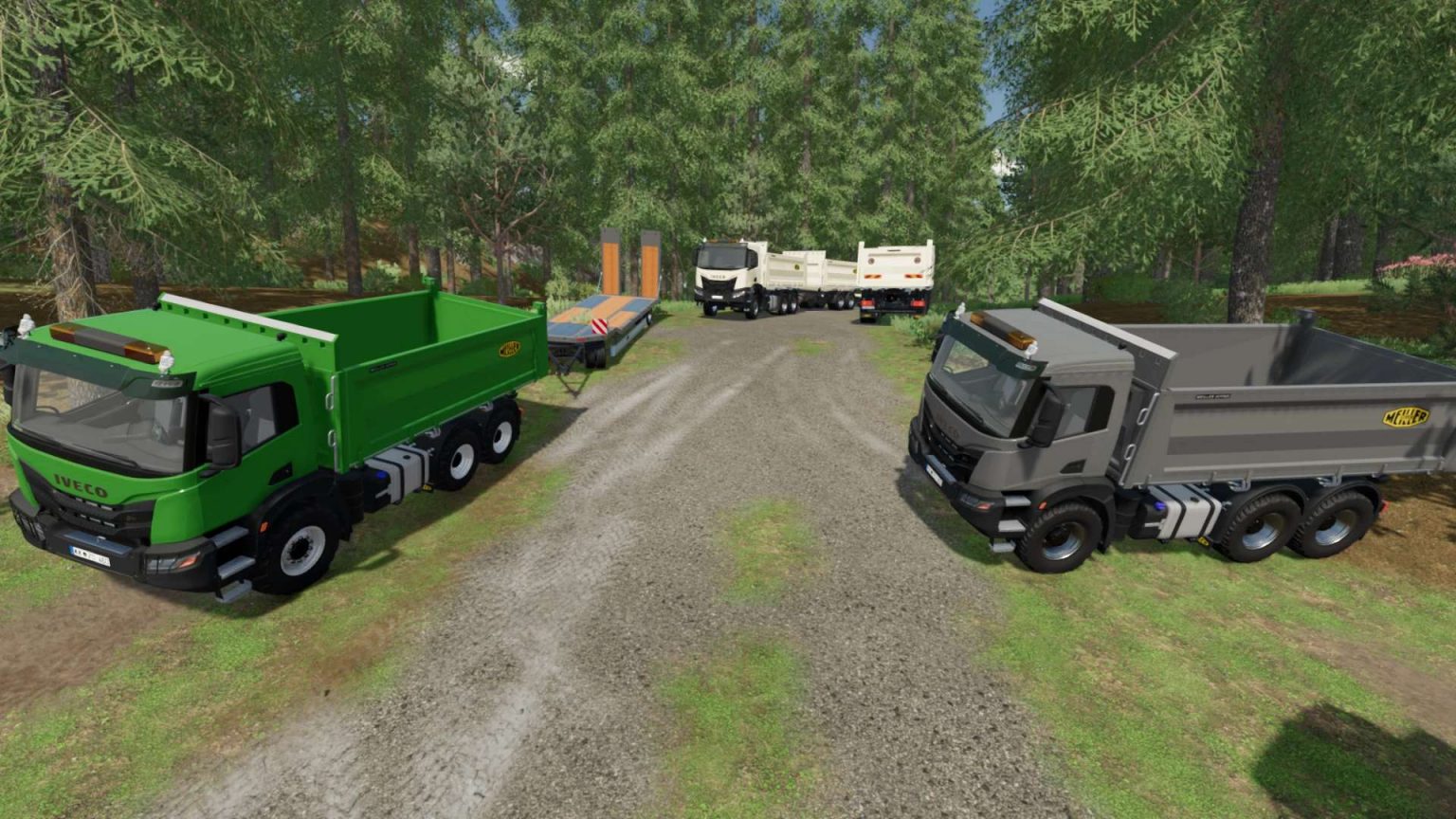 IVECO X-WAY 6X6 MEILLER KIPPER V1.0 FS22 Mod | Farming Simulator 22 Mod