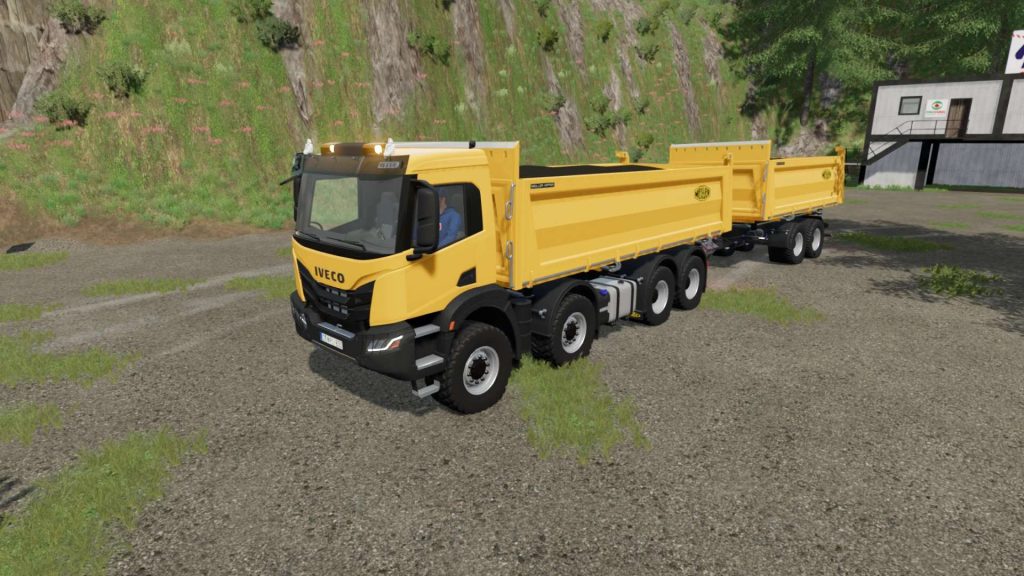 IVECO X-WAY 8X8 MEILLER KIPPER V1.0.2 FS22 Mod | Farming Simulator 22 Mod