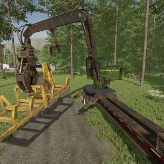 John Deere 437D SawBuck v1.0 FS22 Mod | Farming Simulator 22 Mod