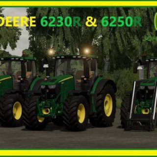 John Deere 6230R & 6250R PACK GoPro Sounds v1.0 FS22 Mod | Farming ...
