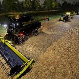 John Deere 9RT Black & Yellow v1.0 FS22 Mod | Farming Simulator 22 Mod