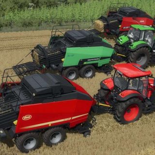Kuhn / Deutz-Fahr / Vicon Baler Pack v1.0 FS22 Mod | Farming Simulator ...