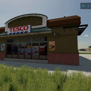 Market Sell Point TESCO v1.0 FS22 Mod | Farming Simulator 22 Mod