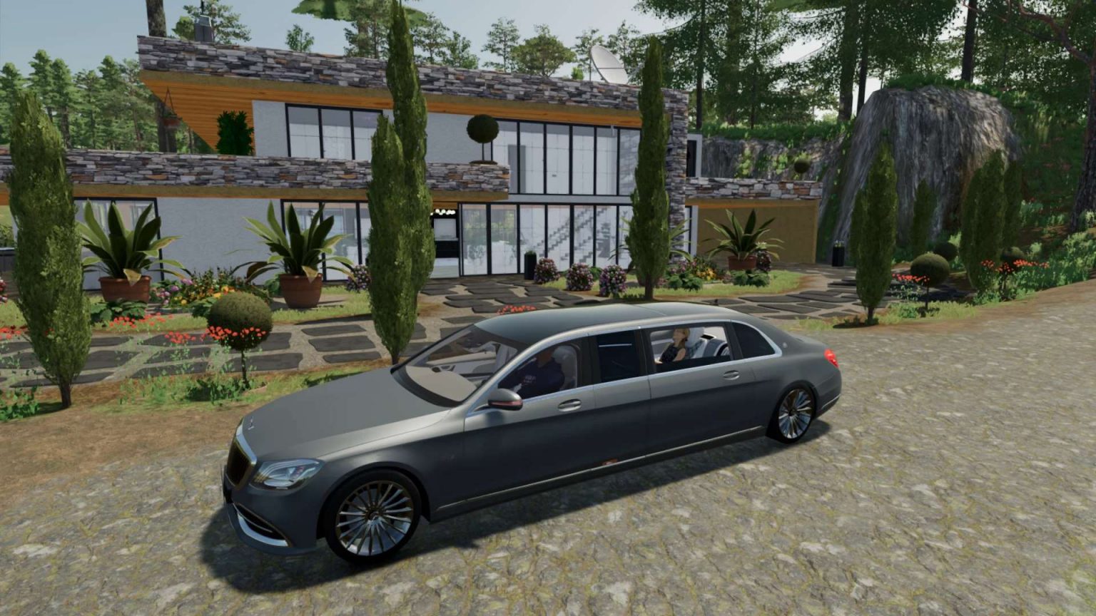 Maybach S650 Pullman v1.0 FS22 Mod | Farming Simulator 22 Mod