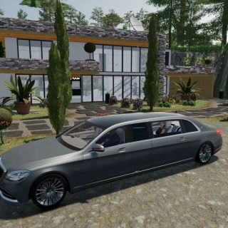 Maybach S650 Pullman v1.0 FS22 Mod | Farming Simulator 22 Mod