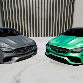 Mercedes Benz E63S AMG 2018 V1.0 FS22 Mod | Farming Simulator 22 Mod