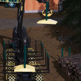 Mobile Wood Storage v1.0 FS22 Mod | Farming Simulator 22 Mod