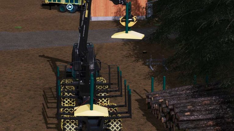 Mobile Wood Storage v1.0 FS22 Mod | Farming Simulator 22 Mod