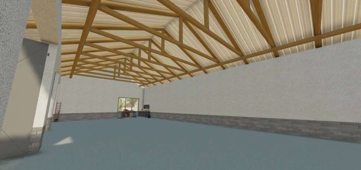 Small Cattle Barn With Manure Heap v1.0 FS22 - Farming Simulator 22 Mod ...