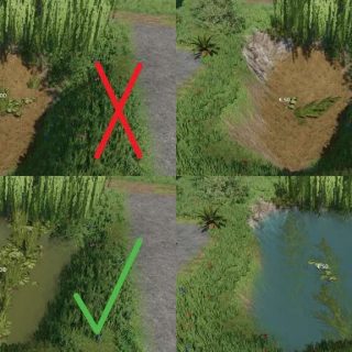 Natural Waterplants v1.0 FS22 Mod | Farming Simulator 22 Mod