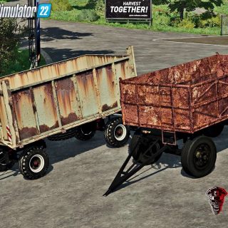 Old Pack Trailers Romania v1.0 FS22 Mod | Farming Simulator 22 Mod