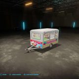 Ice cream trailer v1.0 FS22 Mod | Farming Simulator 22 Mod
